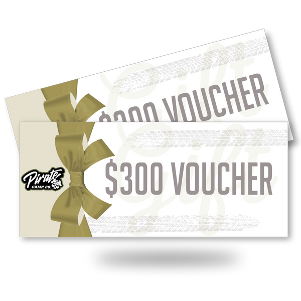 $300 Gift Voucher – Pirate Camp Co. – Adventure Awaits