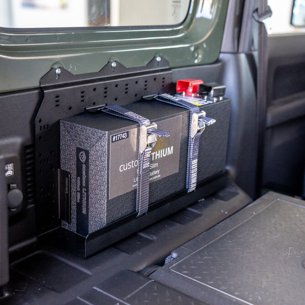 Cargo Bay Lithium Battery Mount For Jimny JB74 – Pirate Camp Co.