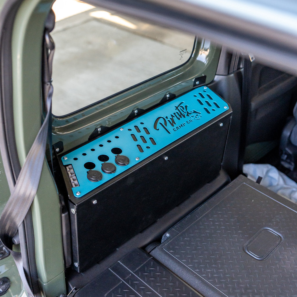 Cargo Bay Auxiliary Battery Mount With Power Panel For Jimny JB74 ...